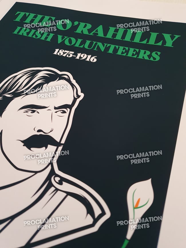 The O'Rahilly Digital Portrait A3 Print. | Proclamation Prints