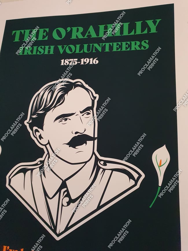 The O'Rahilly Digital Portrait A3 Print. | Proclamation Prints