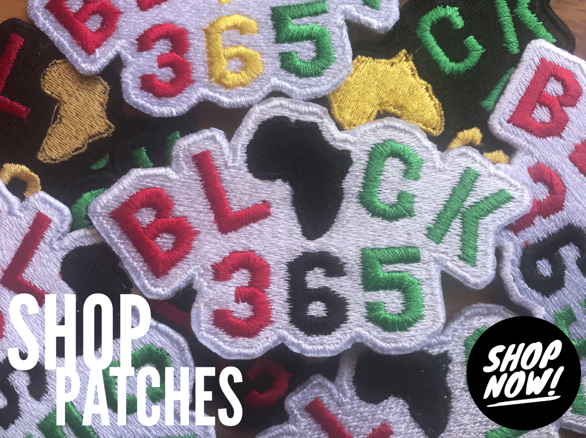Black 365 Patches | Universal Sankofa