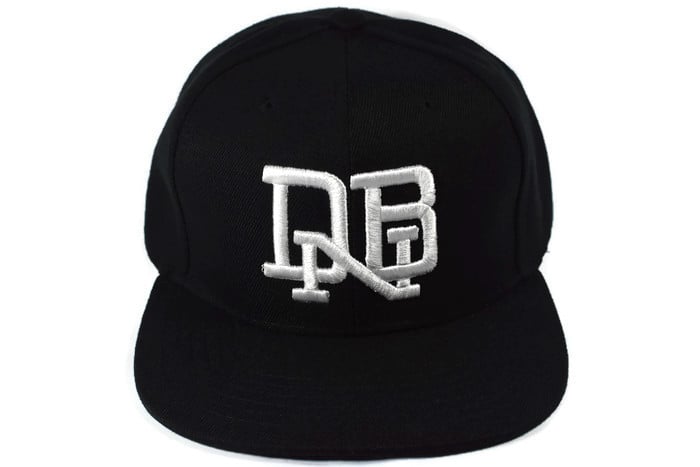 DRUM & BASS SNAPBACK HAT "DNB"- BLACK / Junglist Supply Co