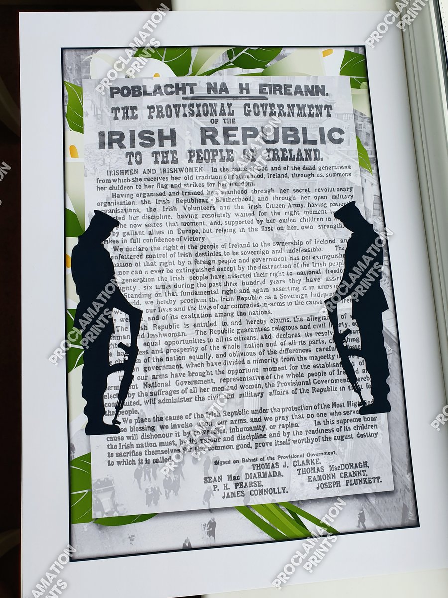 Rebel Proclamation A3 print. | Proclamation Prints