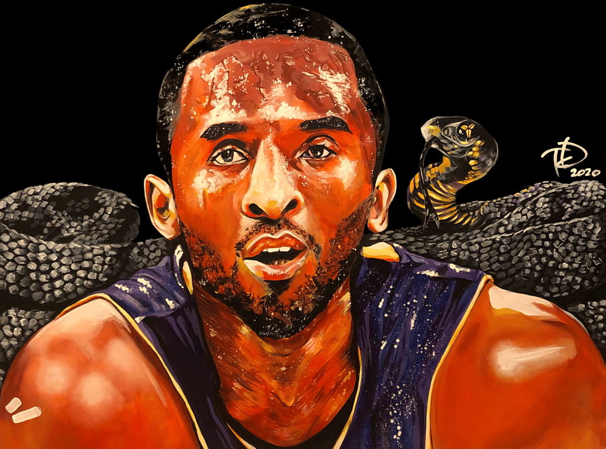 BLACK MAMBA | glossy poster print | The Black Onion