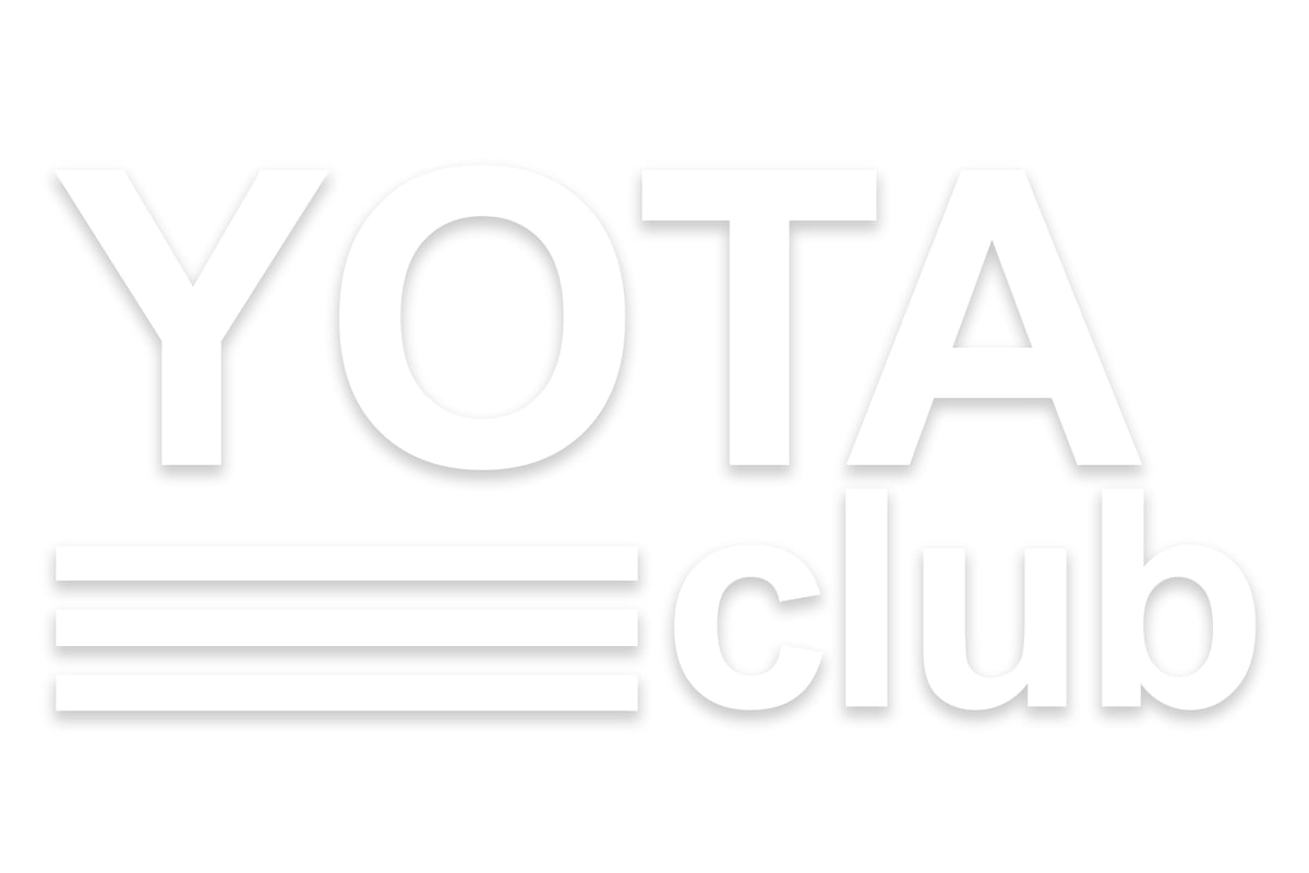 Yota Club Vinyl Window Decal 5.5" | YOTA club