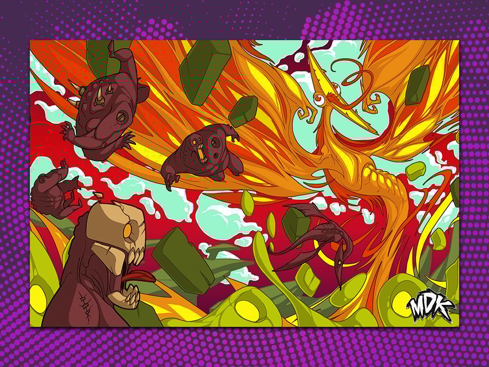 Rise Full-Color Poster / MDK Official Merch