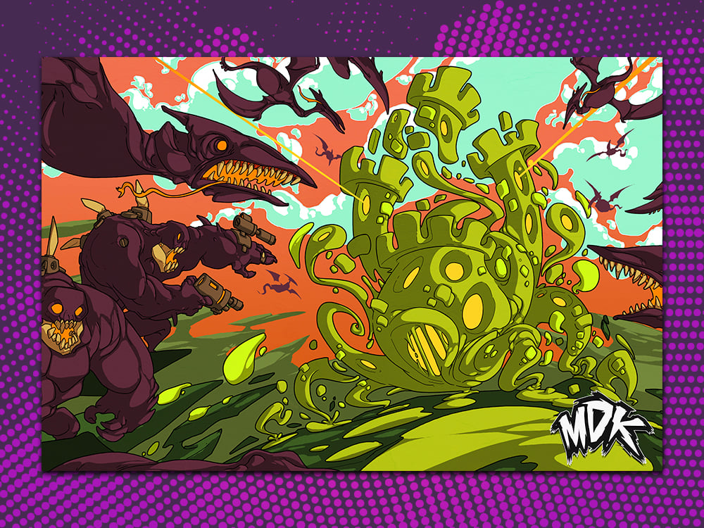 Jelly Castle Full-Color Poster / MDK Official Merch