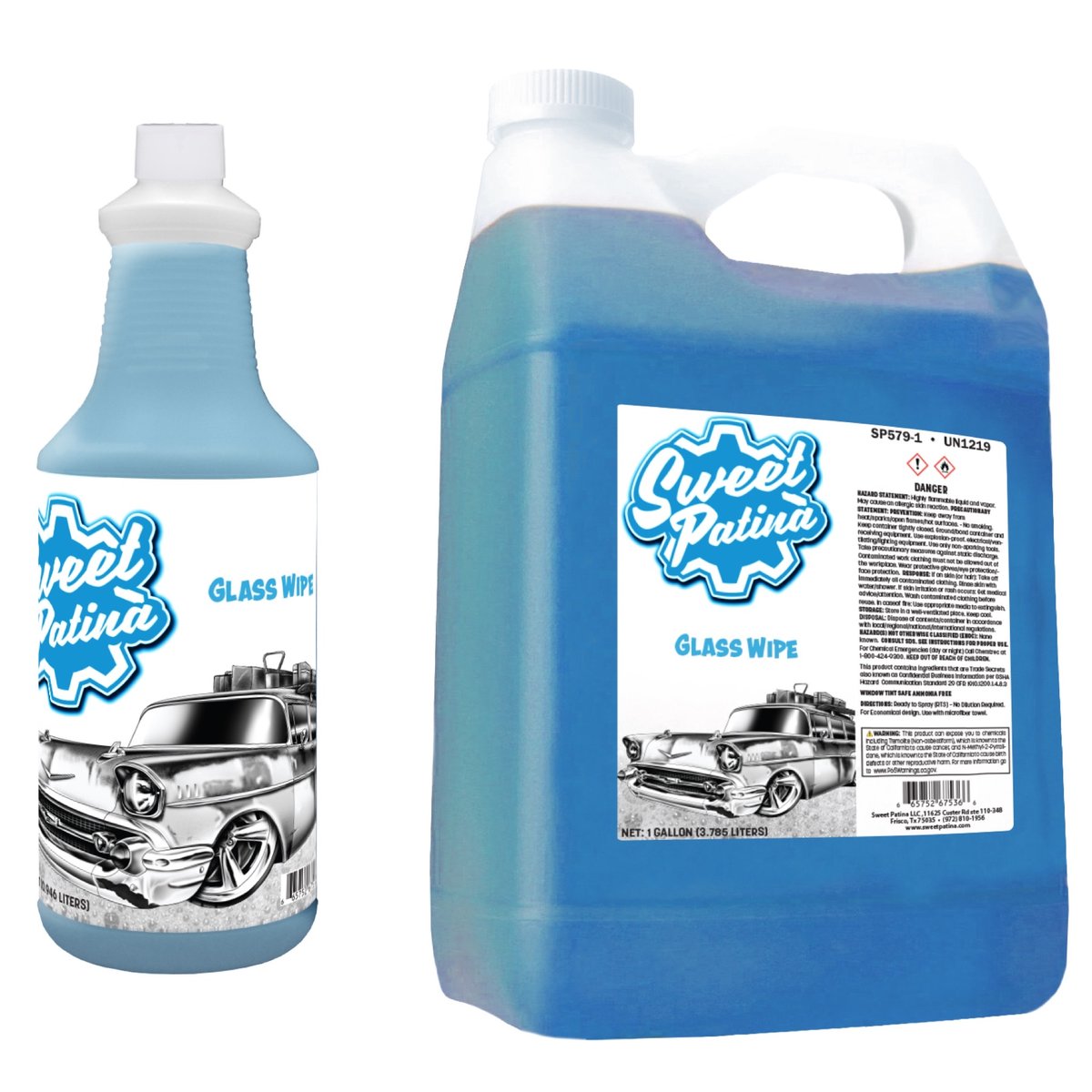 “Glass Wipe” Glass Cleaner | Sweet Patina