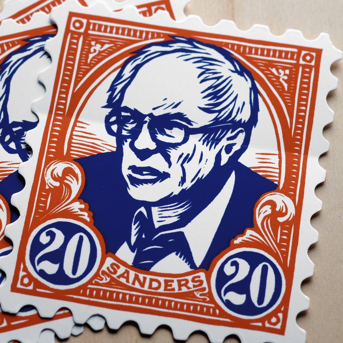 BERNIE 2020 CAMPAIGN STICKER | Peter Nevins