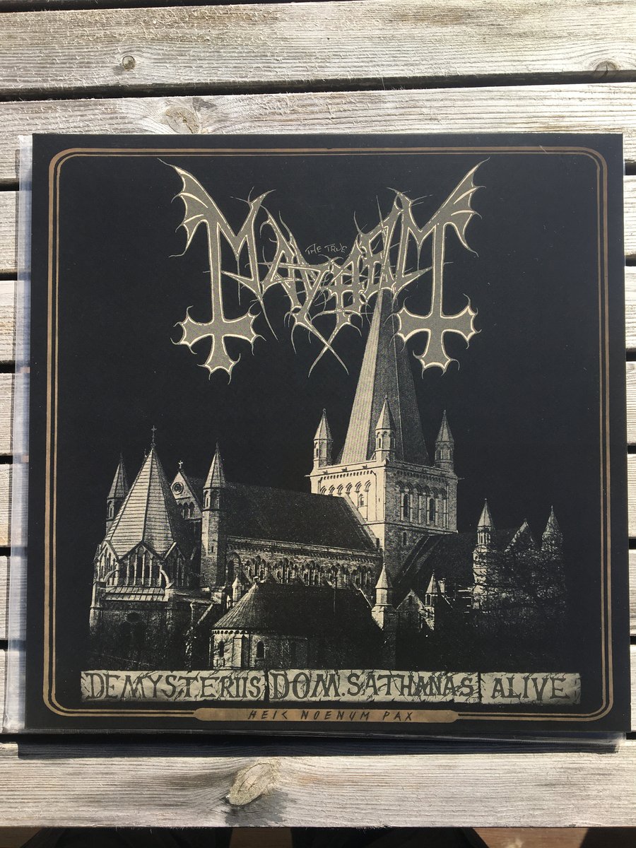 LP Mayhem «De Mysteriis Dom Sathanas ALIVE» NEW | Neseblod Records