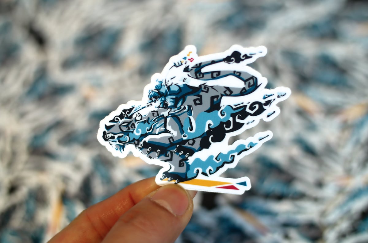 Cloud Tiger Vinyl Sticker | Cloudead Apparel