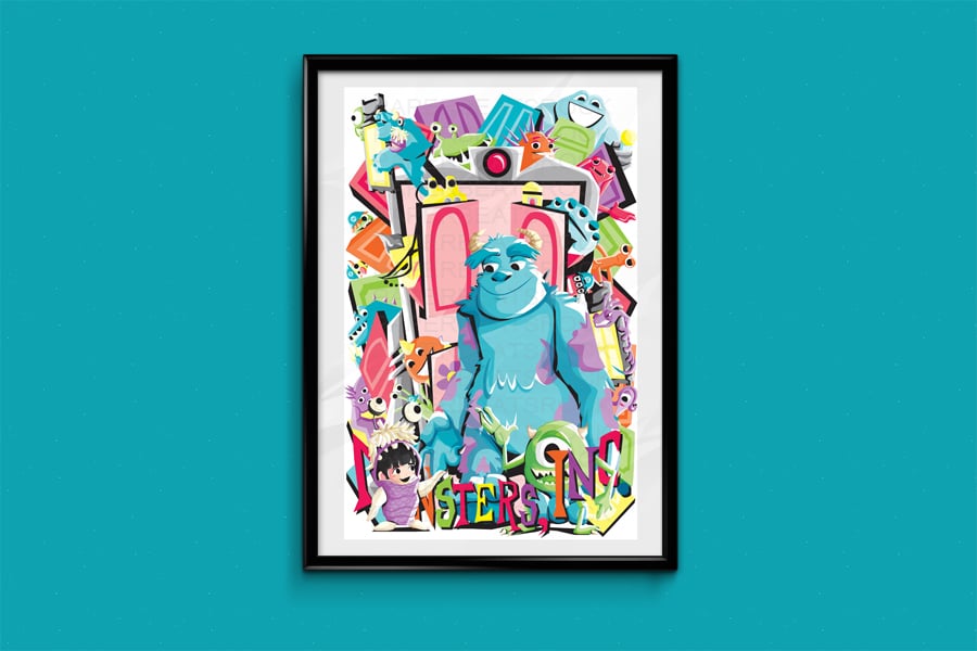 Monsters Inc. / PAPERBEATSROCK