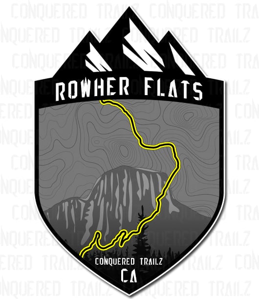 "Rowher Flats" Trail Badge / Conquered Trailz