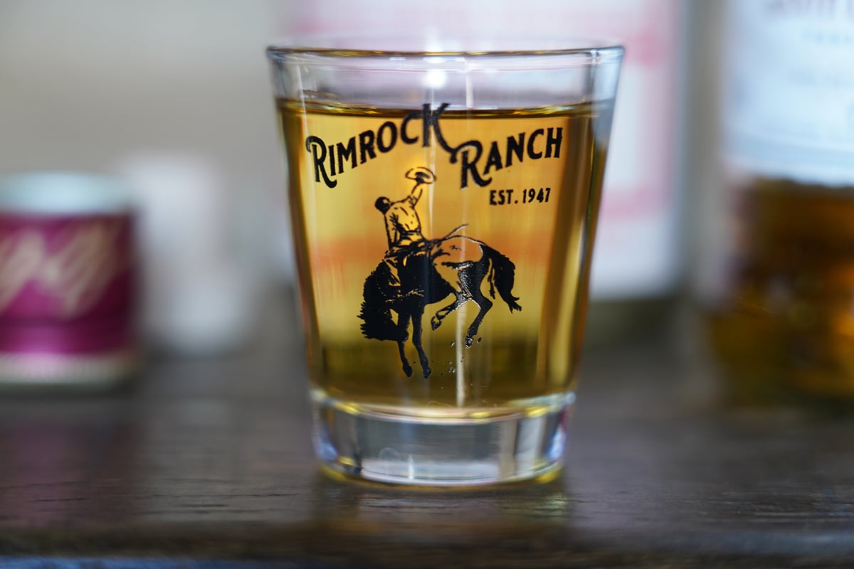 Shot Glass - Bronc Rider / Rimrock Ranch