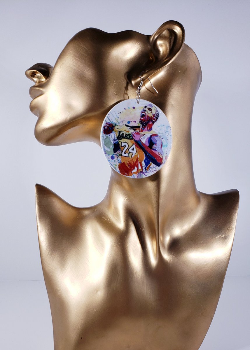 In Memory Of Kobe Earrings | Naturally Unique By SOS