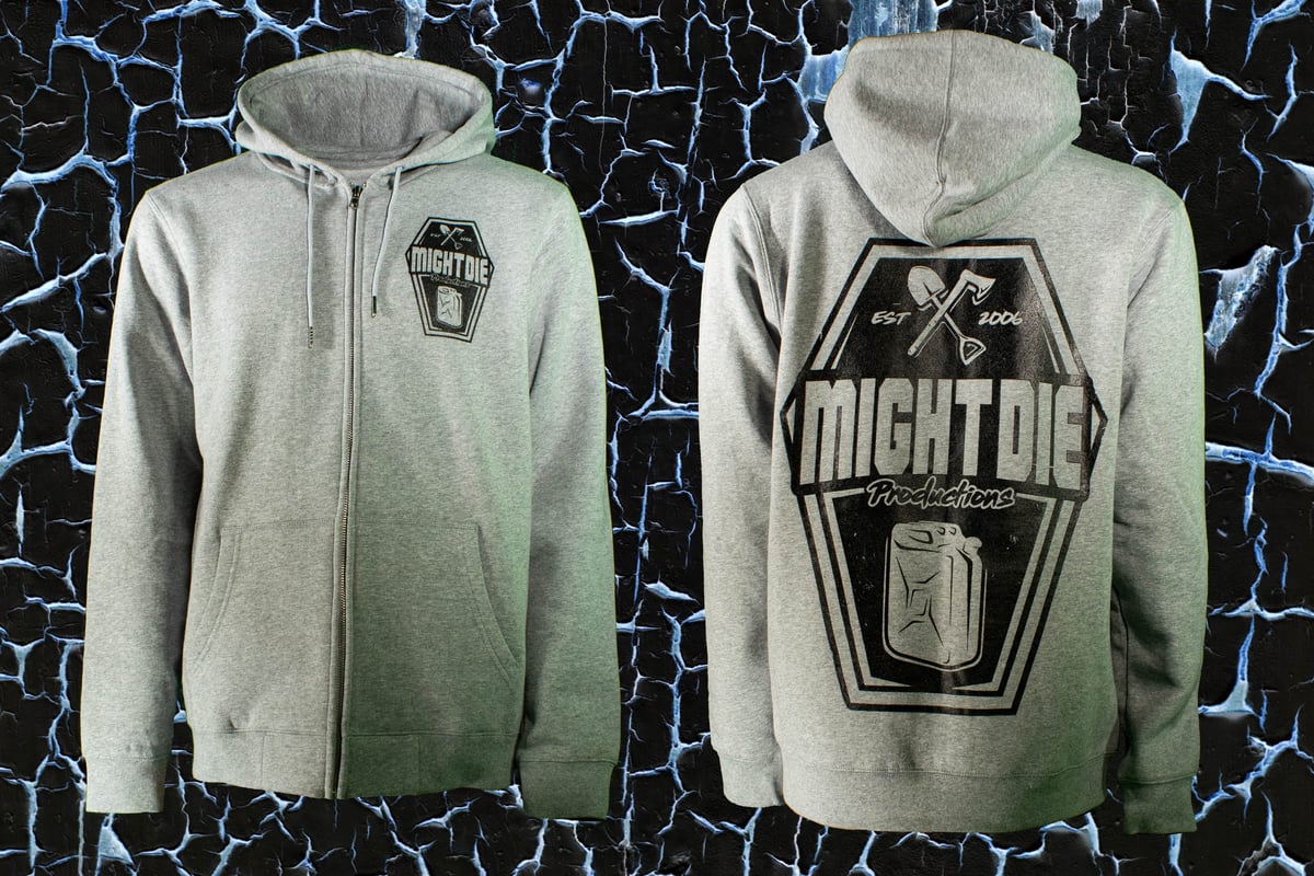 Coffin Zip Up Hood | Might Die Productions