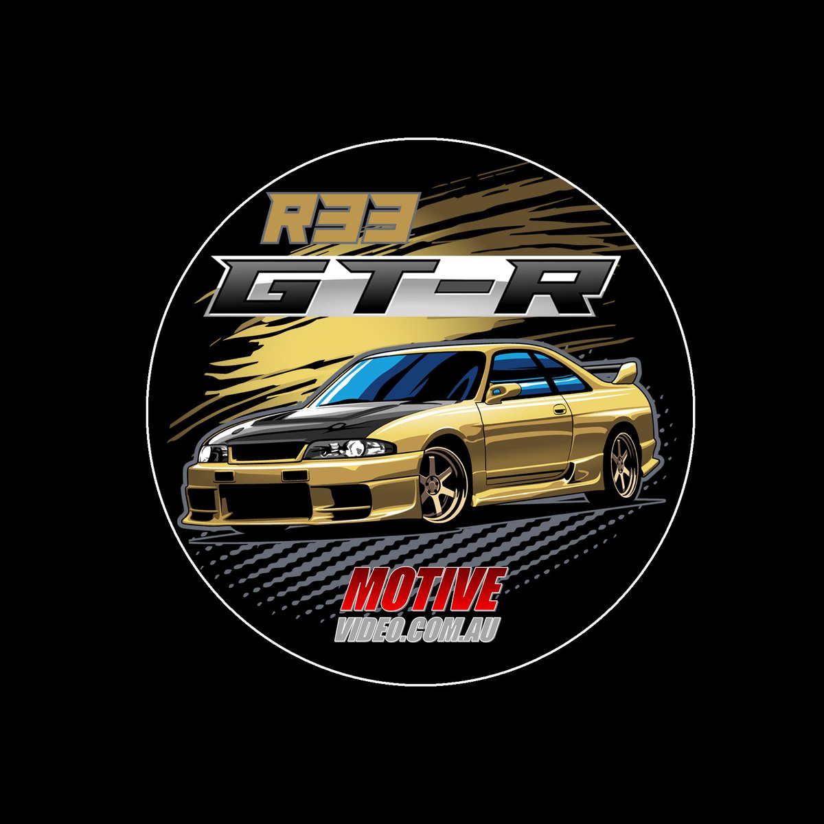 R33 GT-R Sticker | Motive