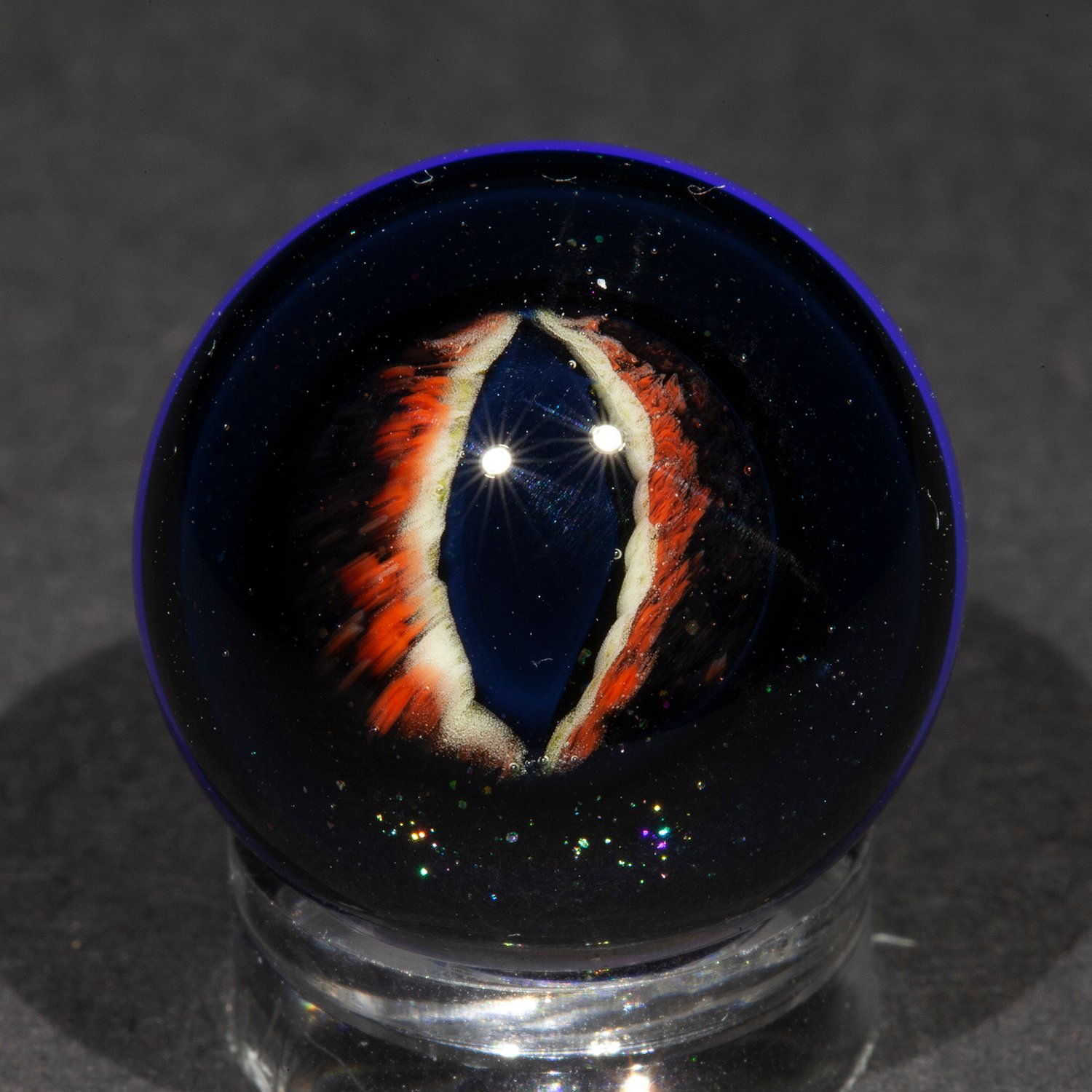 Micro Dragon Eye Glow Marble / universe marbles