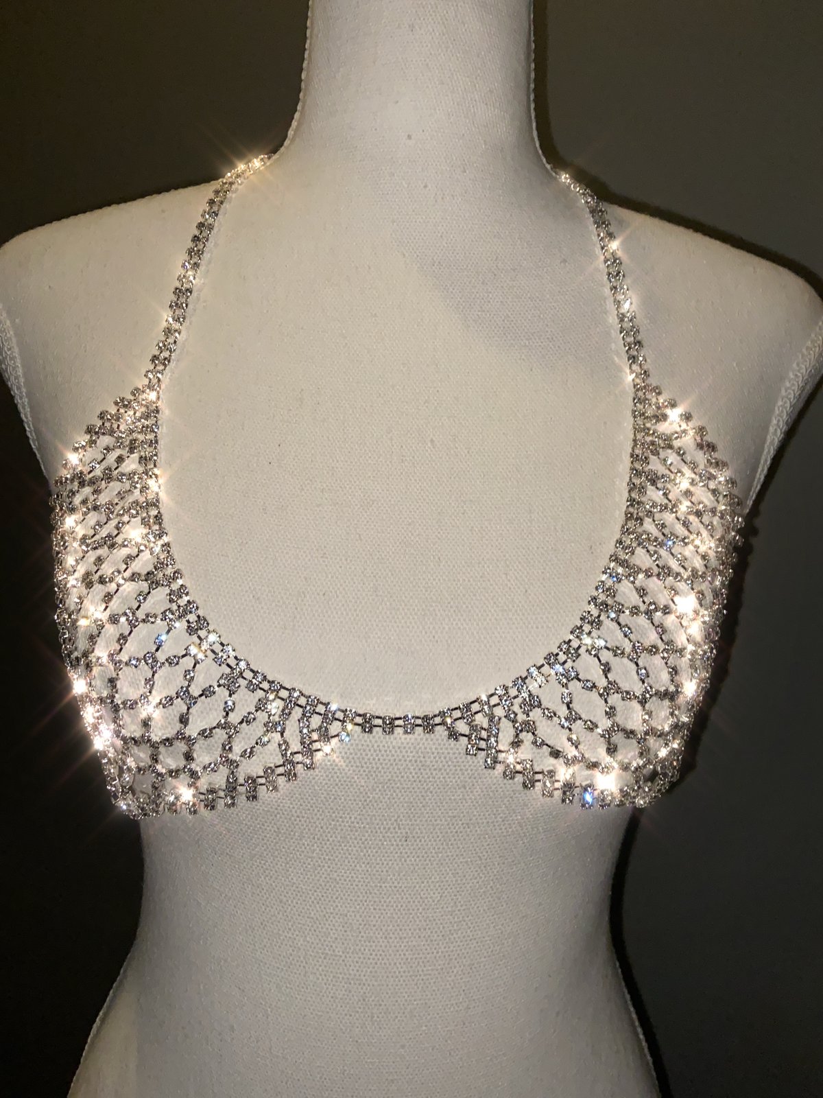 Rhinestone Bra Theicyvault