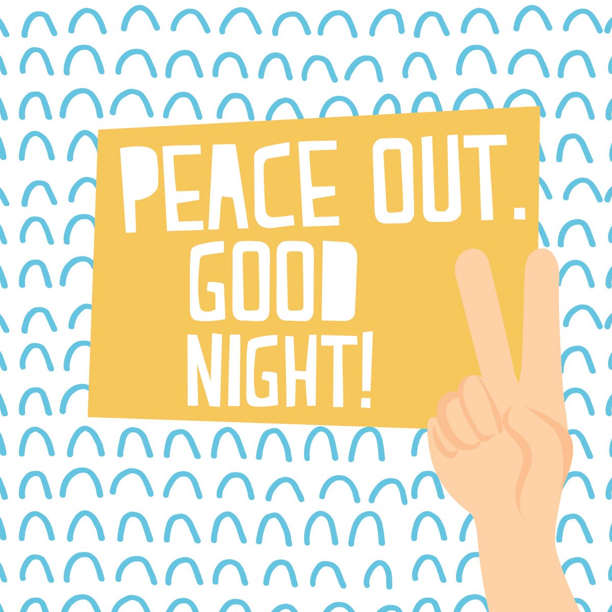 Peace Out/Good Night Print | Small Moments