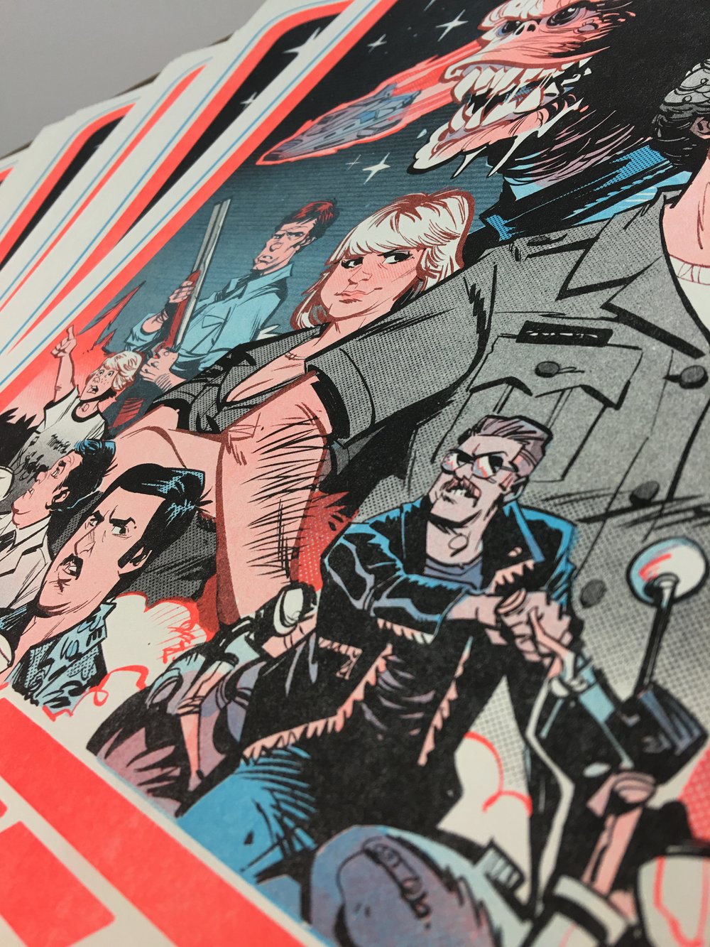 NIGHTBEAST Riso Poster | BlitzCadet