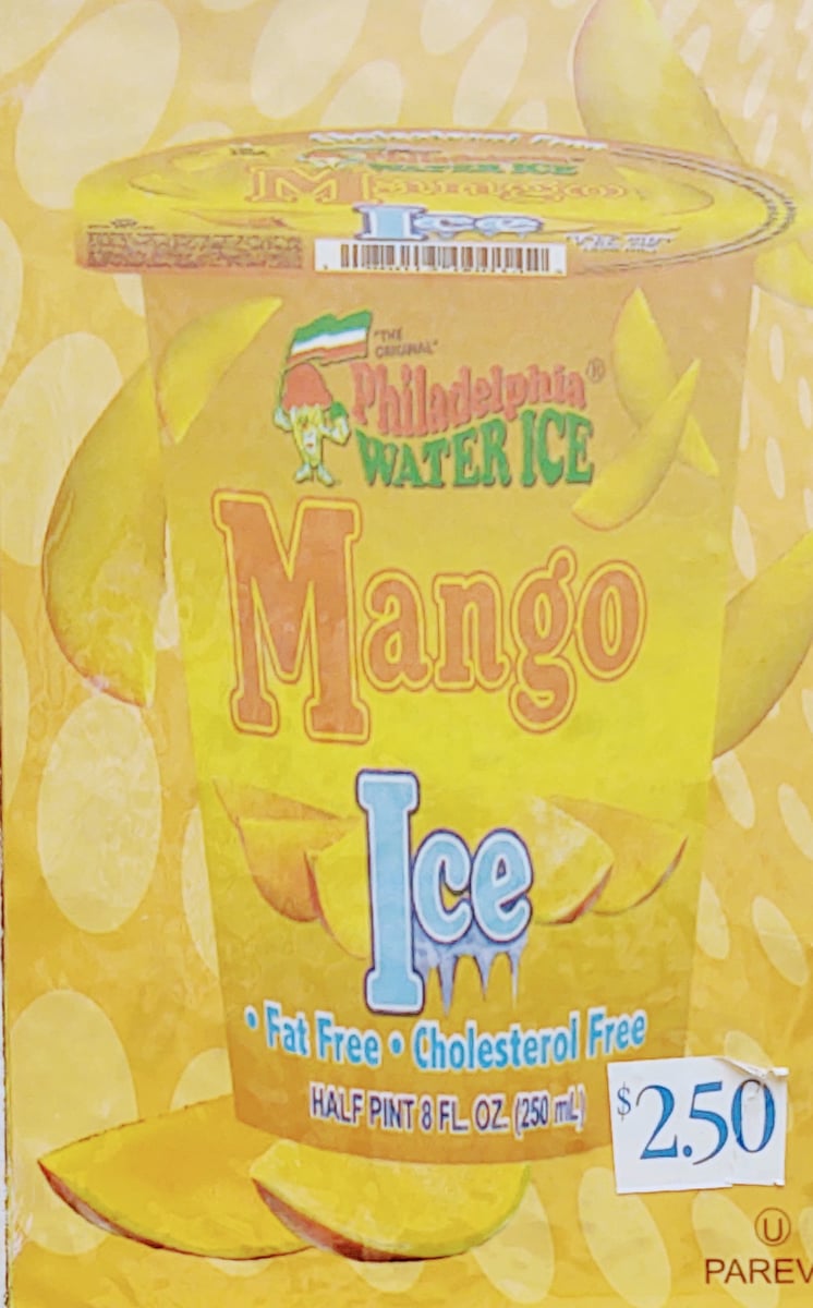 Water Ice Mango a case of 12 | Dolly Jingles Ice Cream Truck Retailer