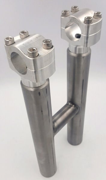 Tinworksinc 1" Handlebar Riser For DNA Or Custom Harley Springer/Bobber ...