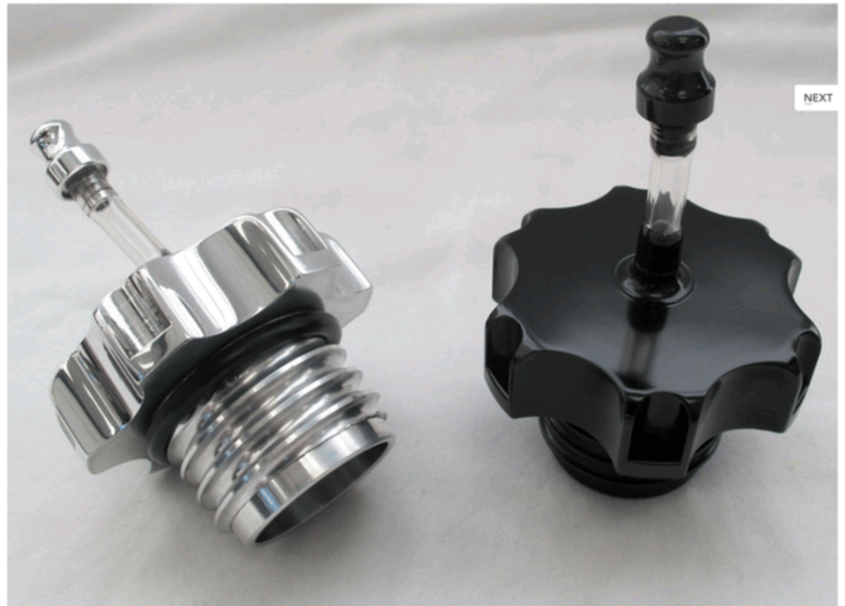 Tinworksinc Moto Gas Cap Vented Harley Davidson/Sportster/Dyna/Chopper ...