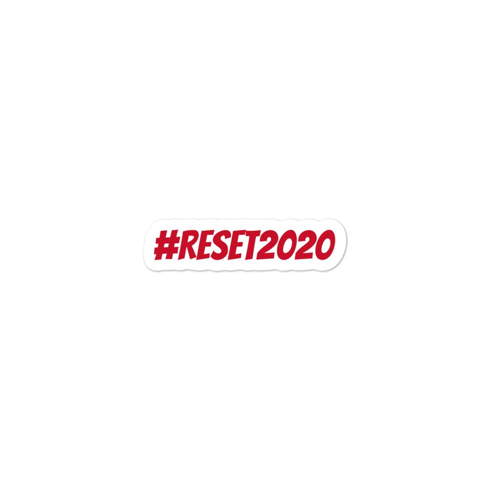 #RESET2020 Sticker | Reset Button Co.