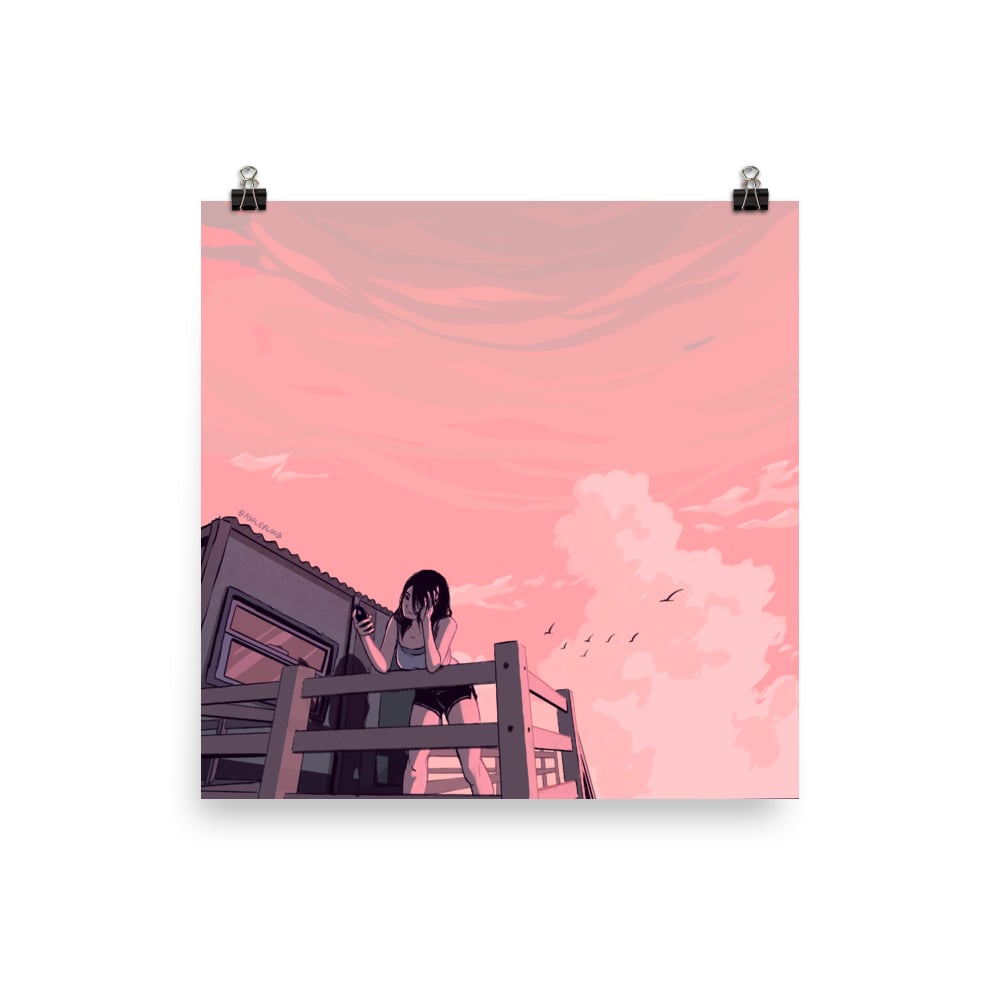 Low Reception Print | ashley's merch shop :)