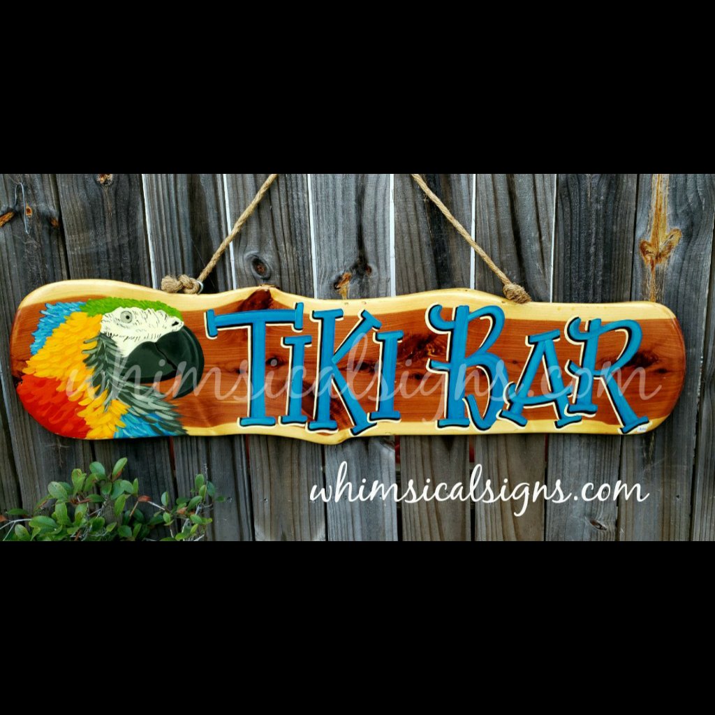 Live Edge Cedar - Outdoor Signs | whimsicalsigns.com