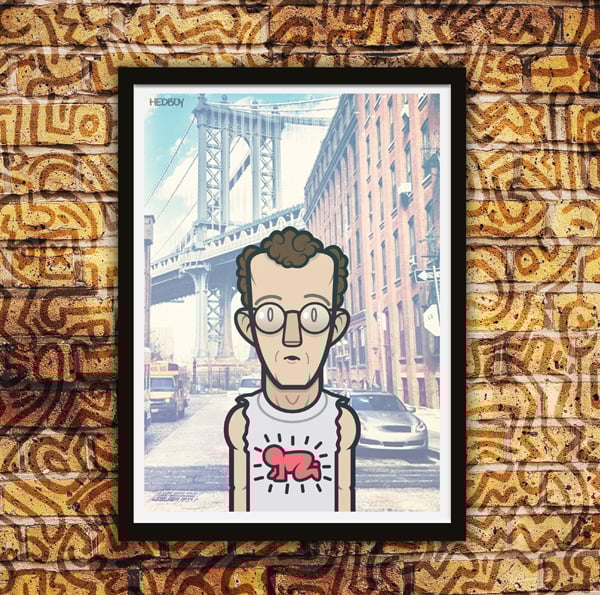 KEITH! LIMITED EDITION PRINT AND KEITH STICKER! / HEDBOY