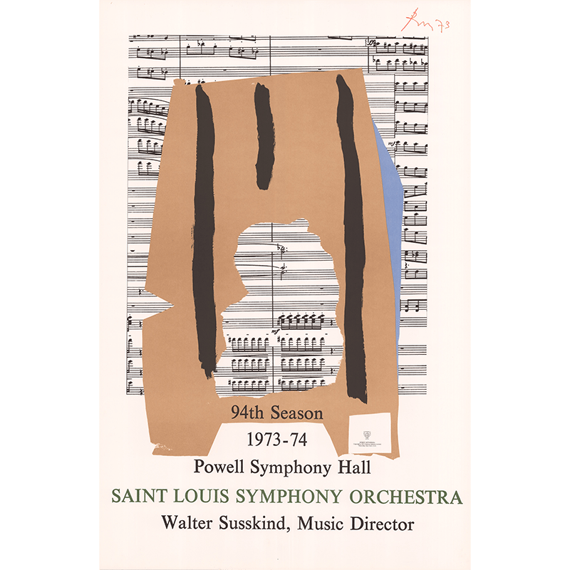 Robert Motherwell Poster at Universal Limited Art Editions (ULAE)