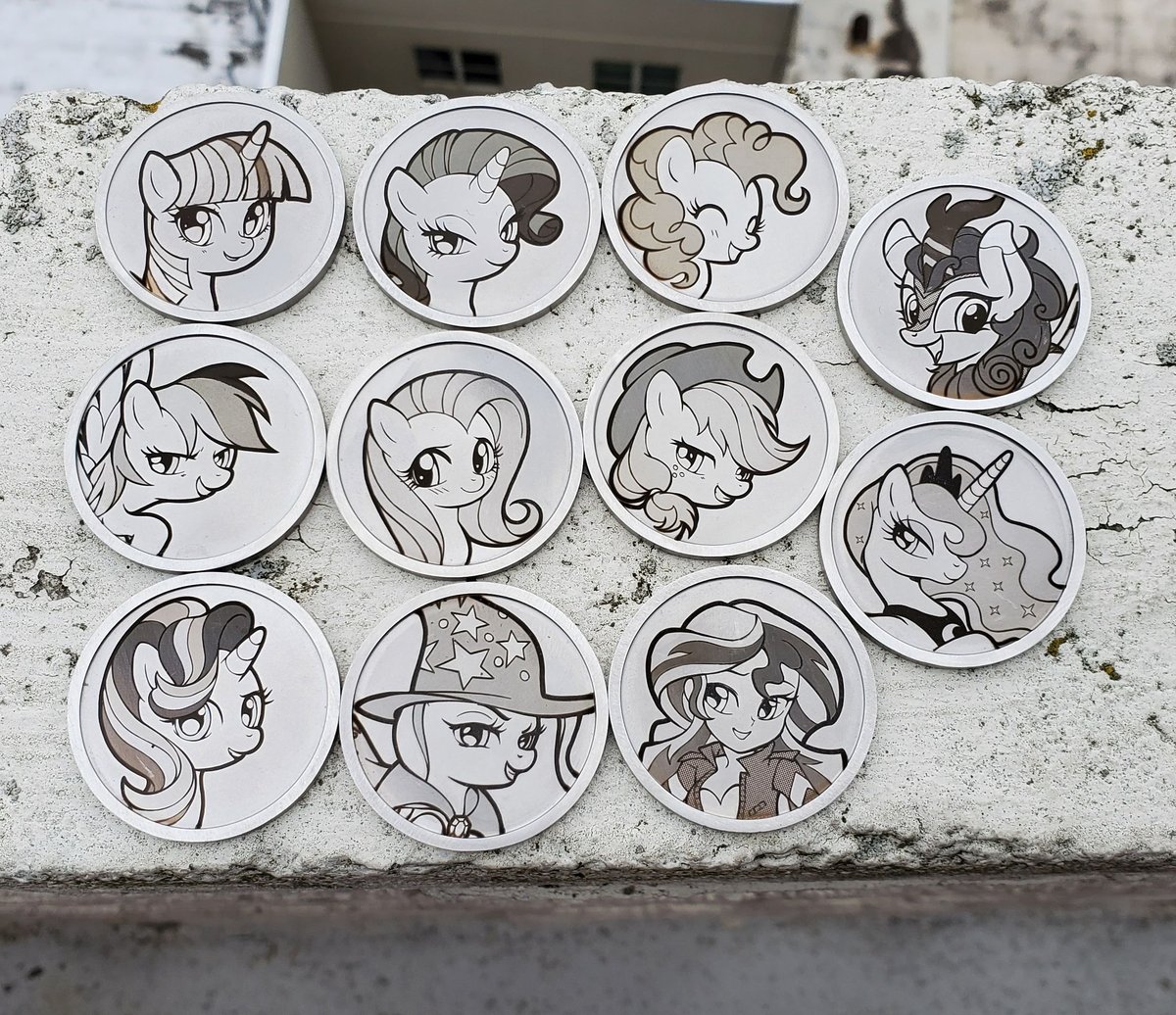 Stainless Steel Coins | My Little Ties