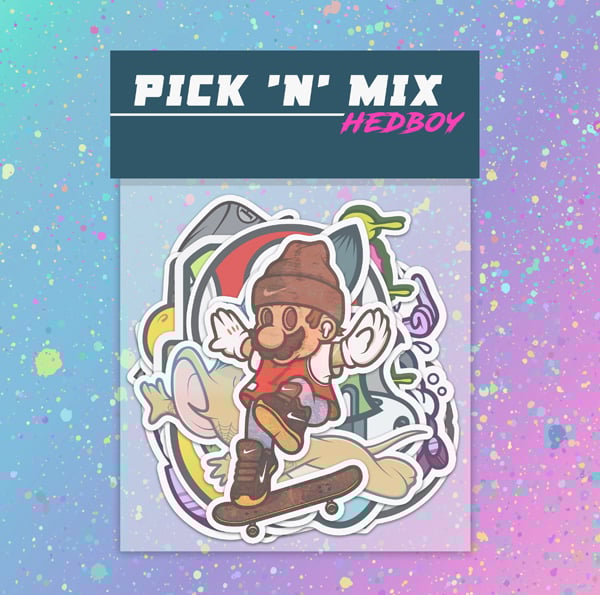PICK 'N' MIX STICKER PACK! / HEDBOY