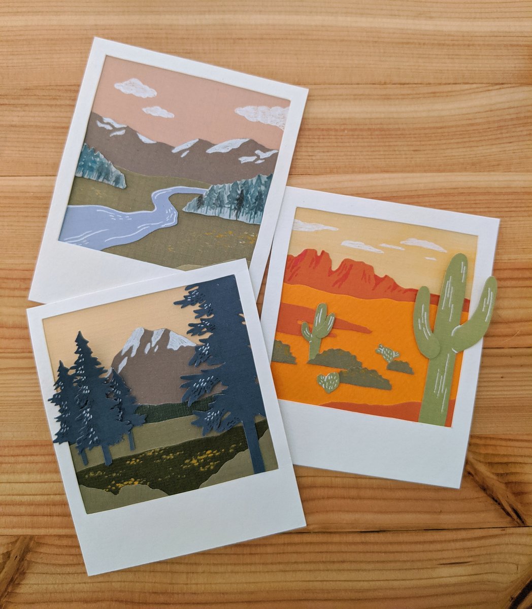 Paper Polaroids: Adventure series | Katie Nieland Art