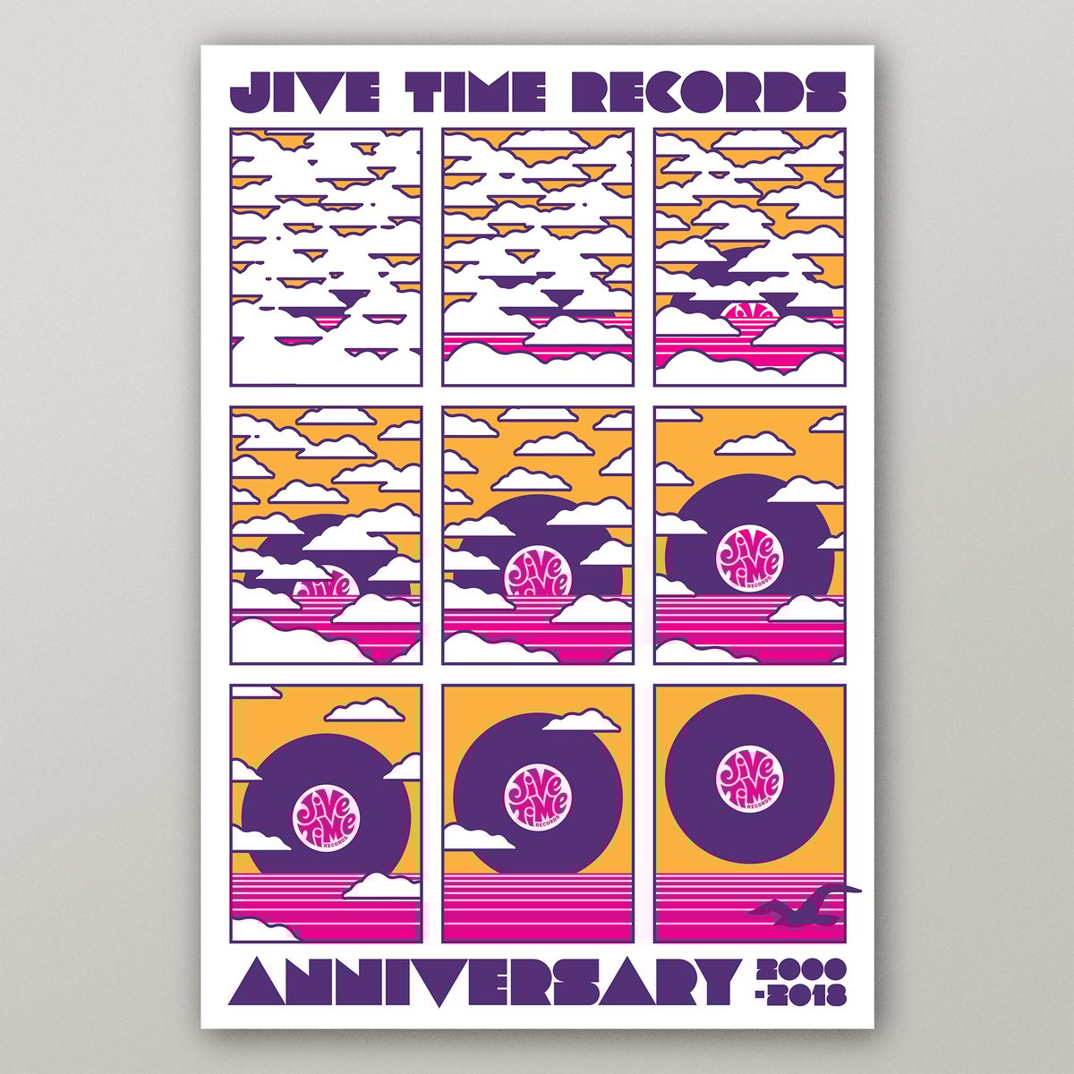 Jive Time Records 18th Anniversary Poster / Jive Time Records