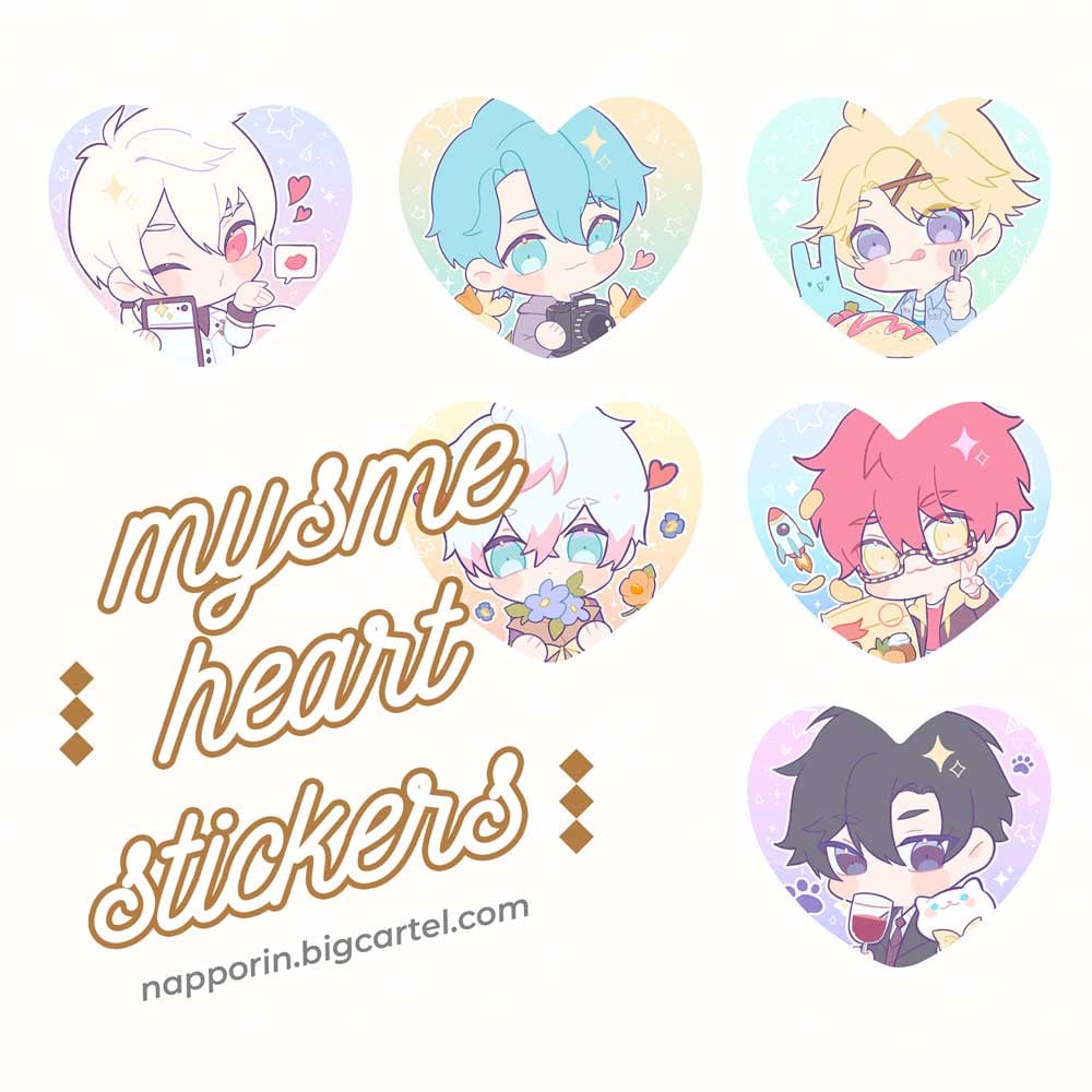 Mysme Boys Heart Stickers | napporin