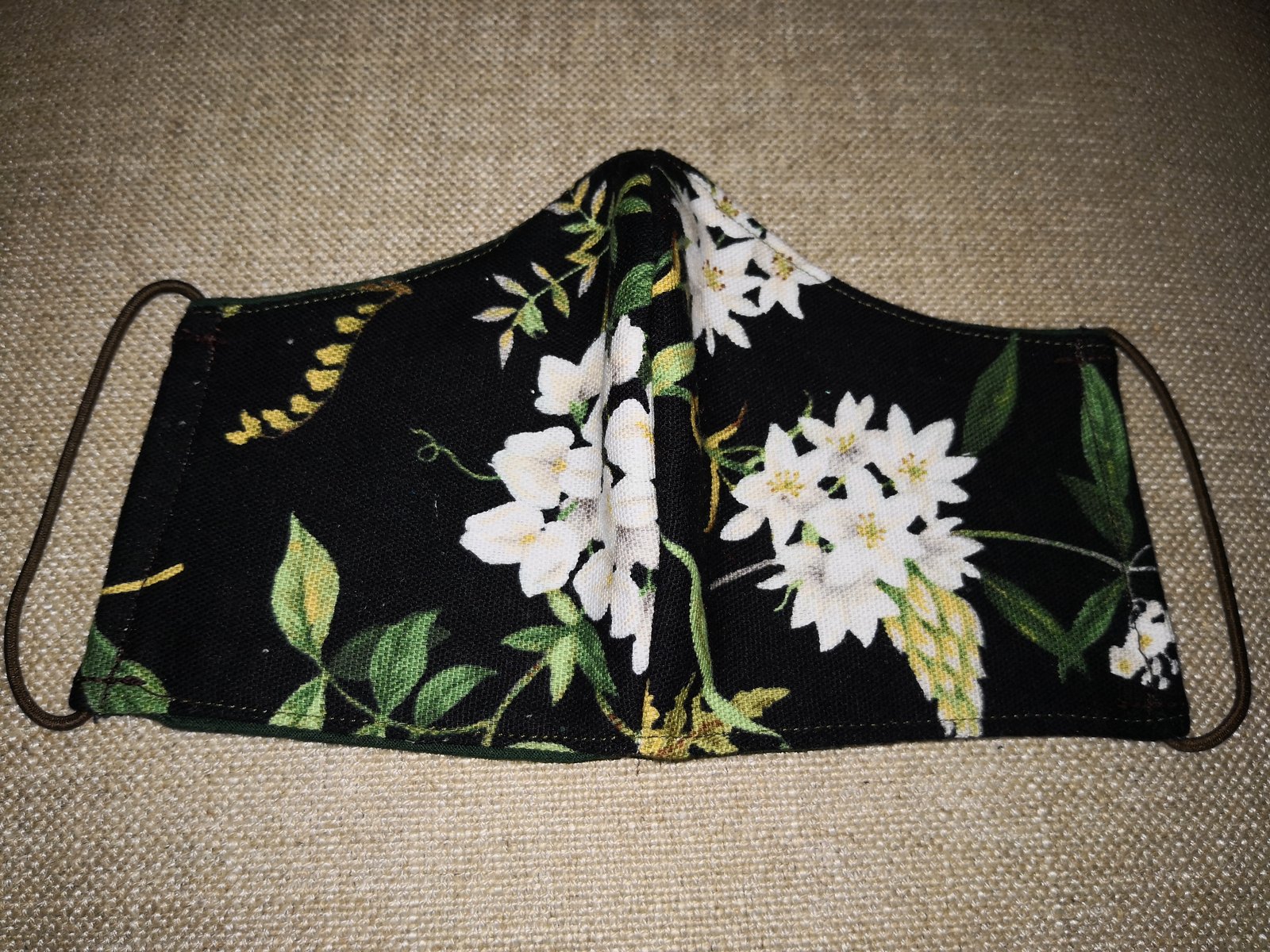 Black Flower Mask / Civilized Curve