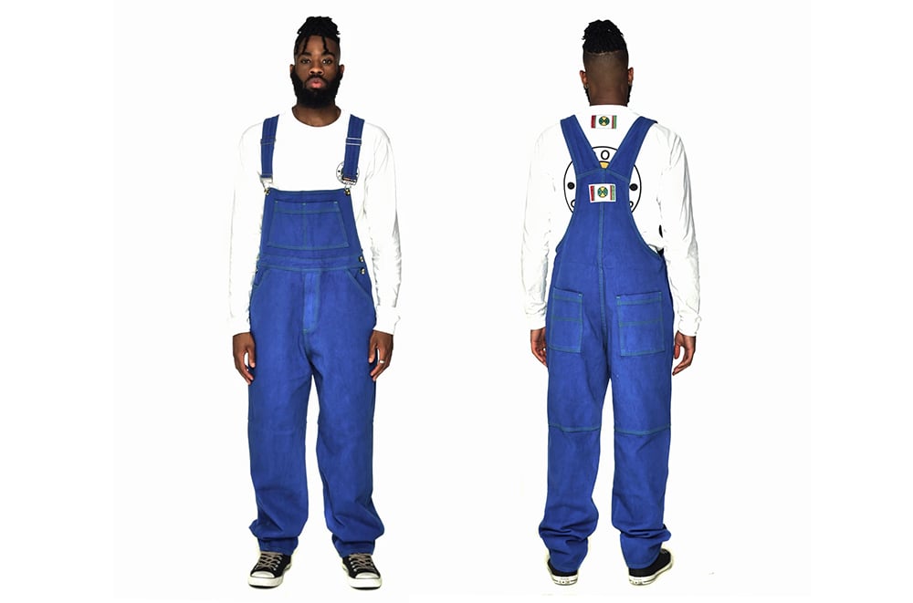 Cross Colours - CLASSIC BRUSHED TWILL OVERALLS - BLUE | O'WEAR®