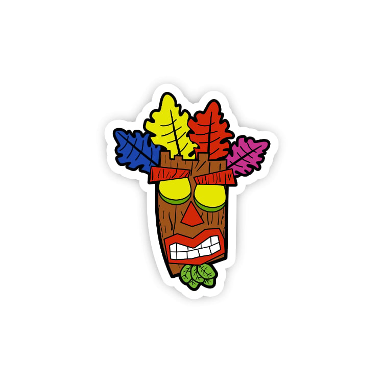 Aku Aku - Sticker | Scattered Brain