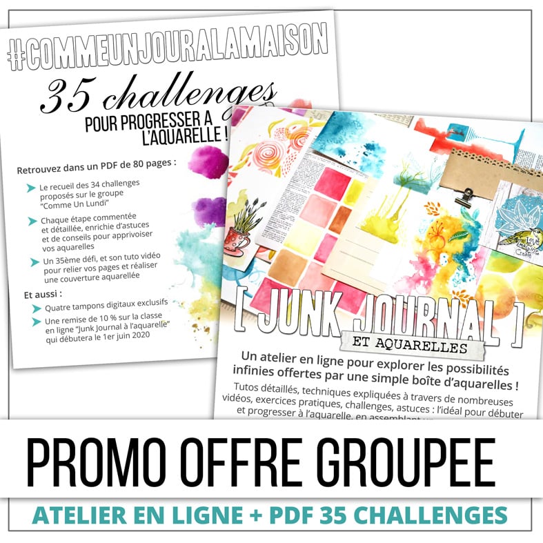 La petite boutique de Manuéla — OFFRE GROUPEE AQUARELLE