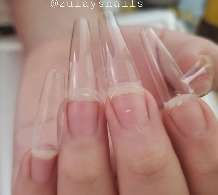 XL COFFIN CURVE TIPS (600 pcs) | Zulay's Nails