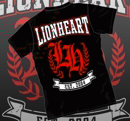 LIONHEART merch store — EST. 2004