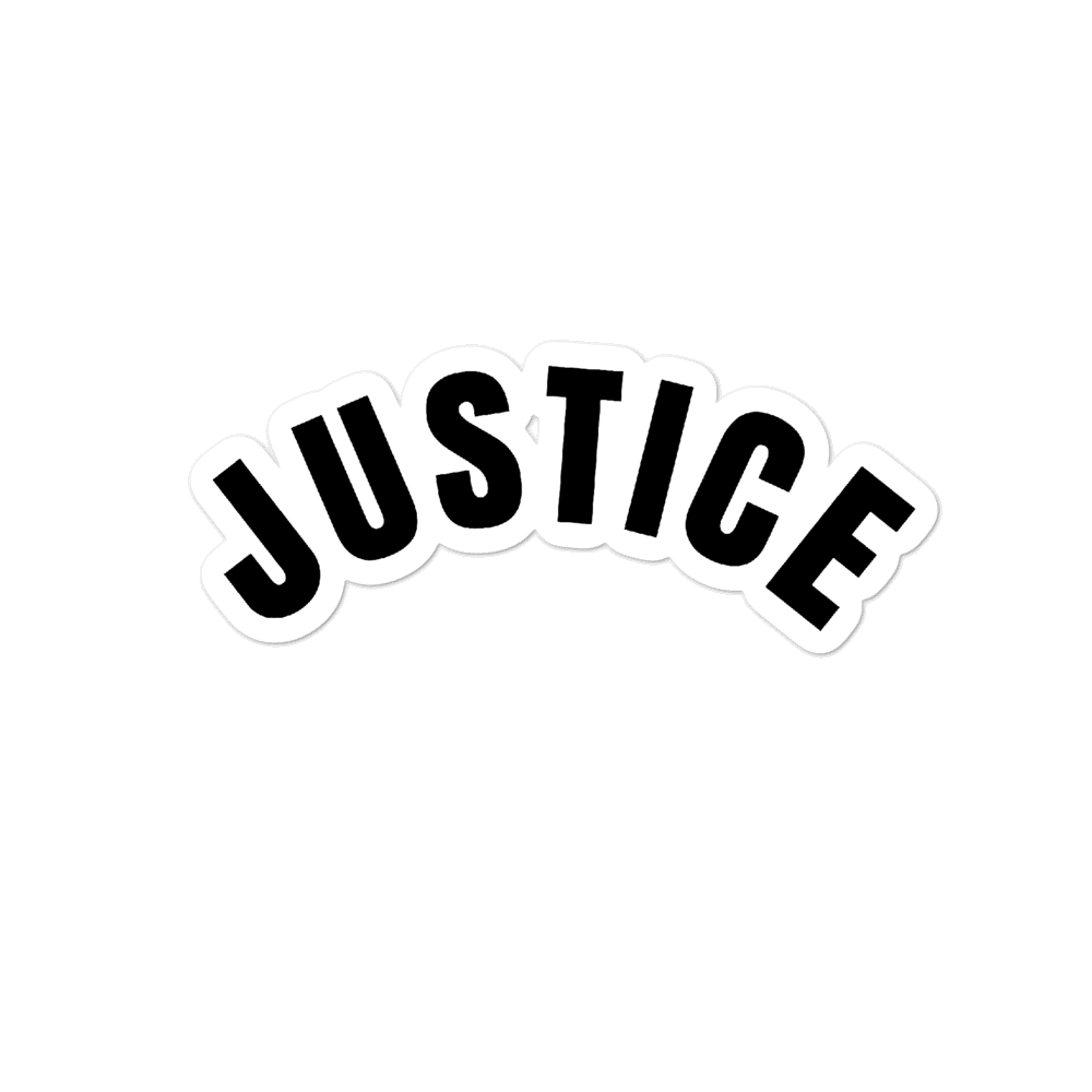 JUSTICE Bubble-free stickers / FANFARE MVMNT.