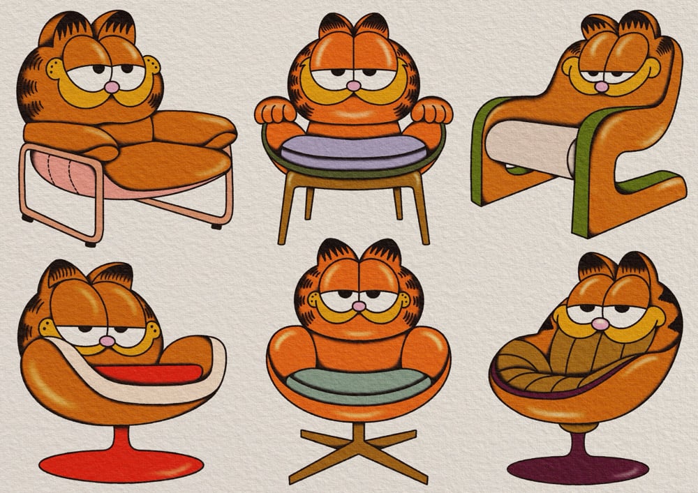 Bootleg Garfield Chairs | MARKET PLACE STUDIO