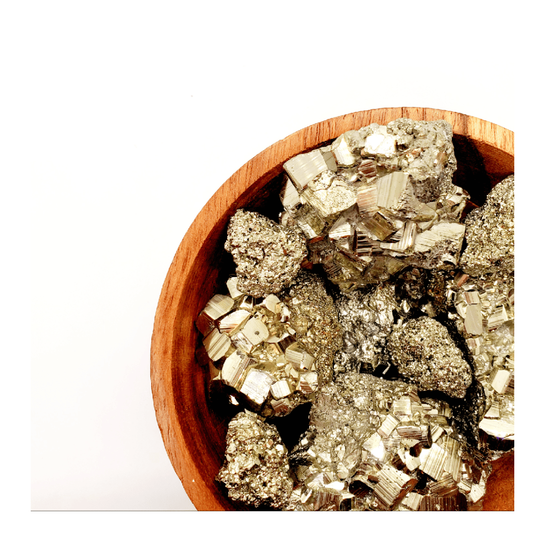 Pyrite Clusters | Crescent Crystal Co.