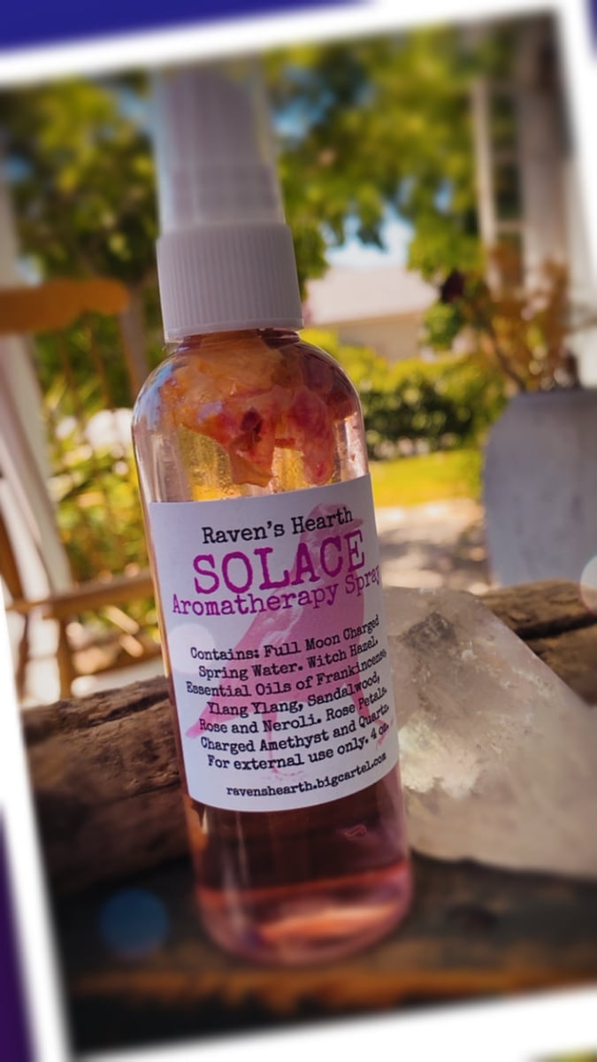 SOLACE Aromatherapy Spray | Raven's Hearth