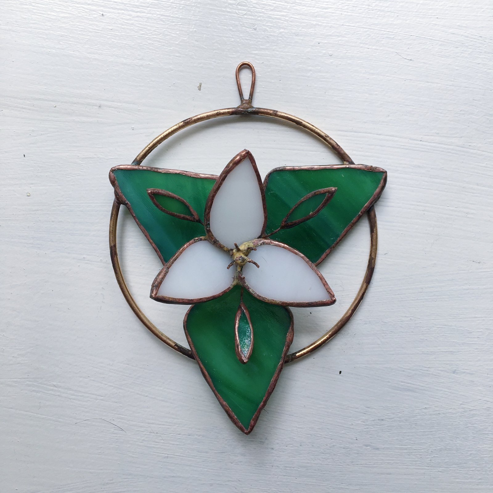 Trillium Cameo no.1 / ABJ glassworks