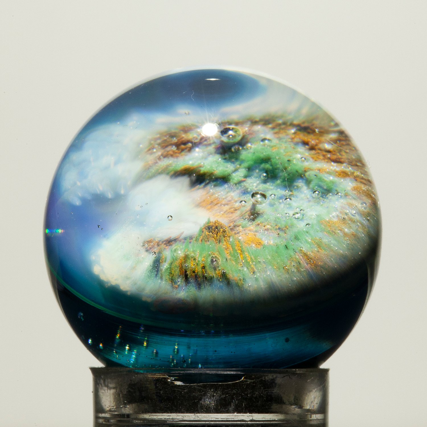 Desert Island Marble 79 / universe marbles