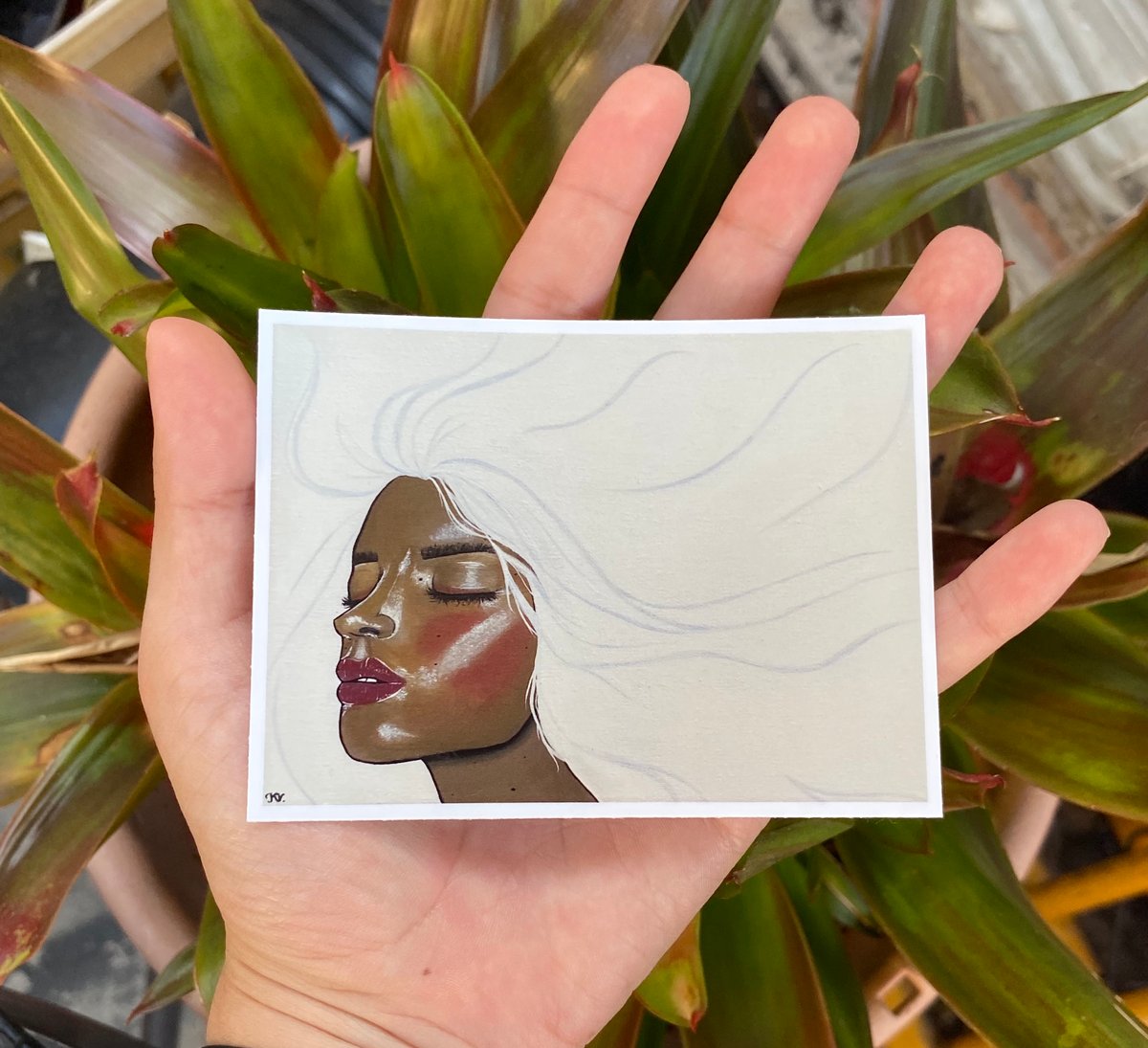 "Floating" Sticker | Art by Kvega