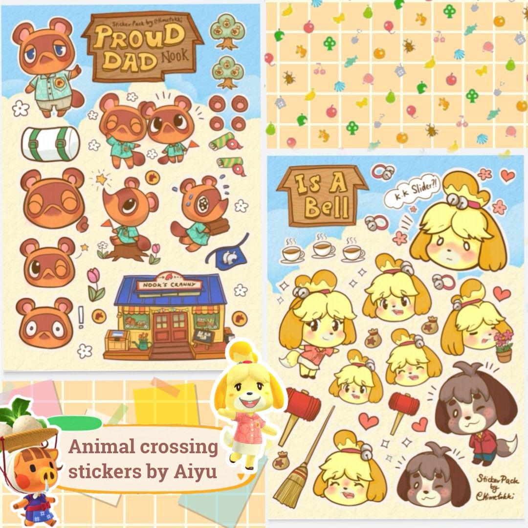 Animal Crossing Sticker Sheets | Aiyu